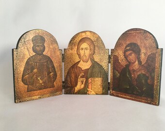 Religious Triptych - Etsy