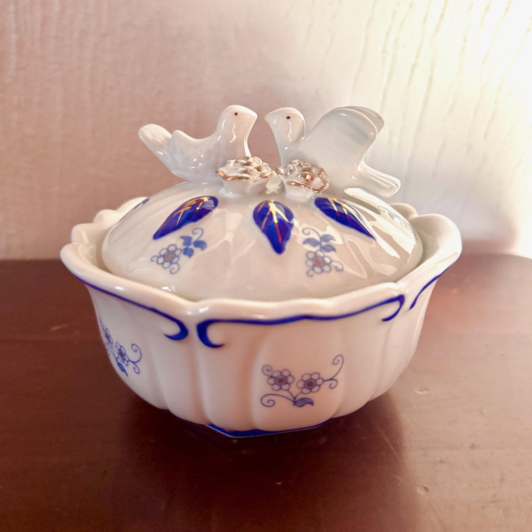Porcelain Candy Box, Antique Candy Box, Vintage Candy Box - Etsy
