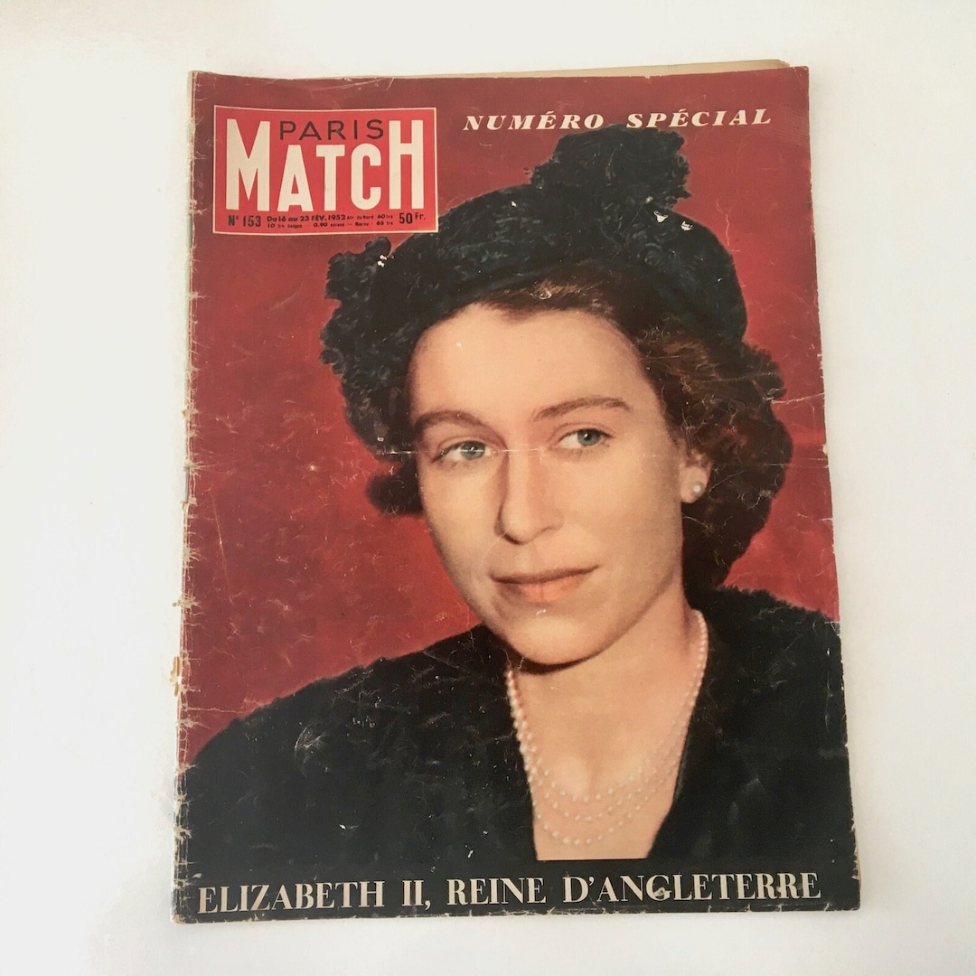 Old Diary, Elizabeth II Queen of England 1952 - Etsy Canada