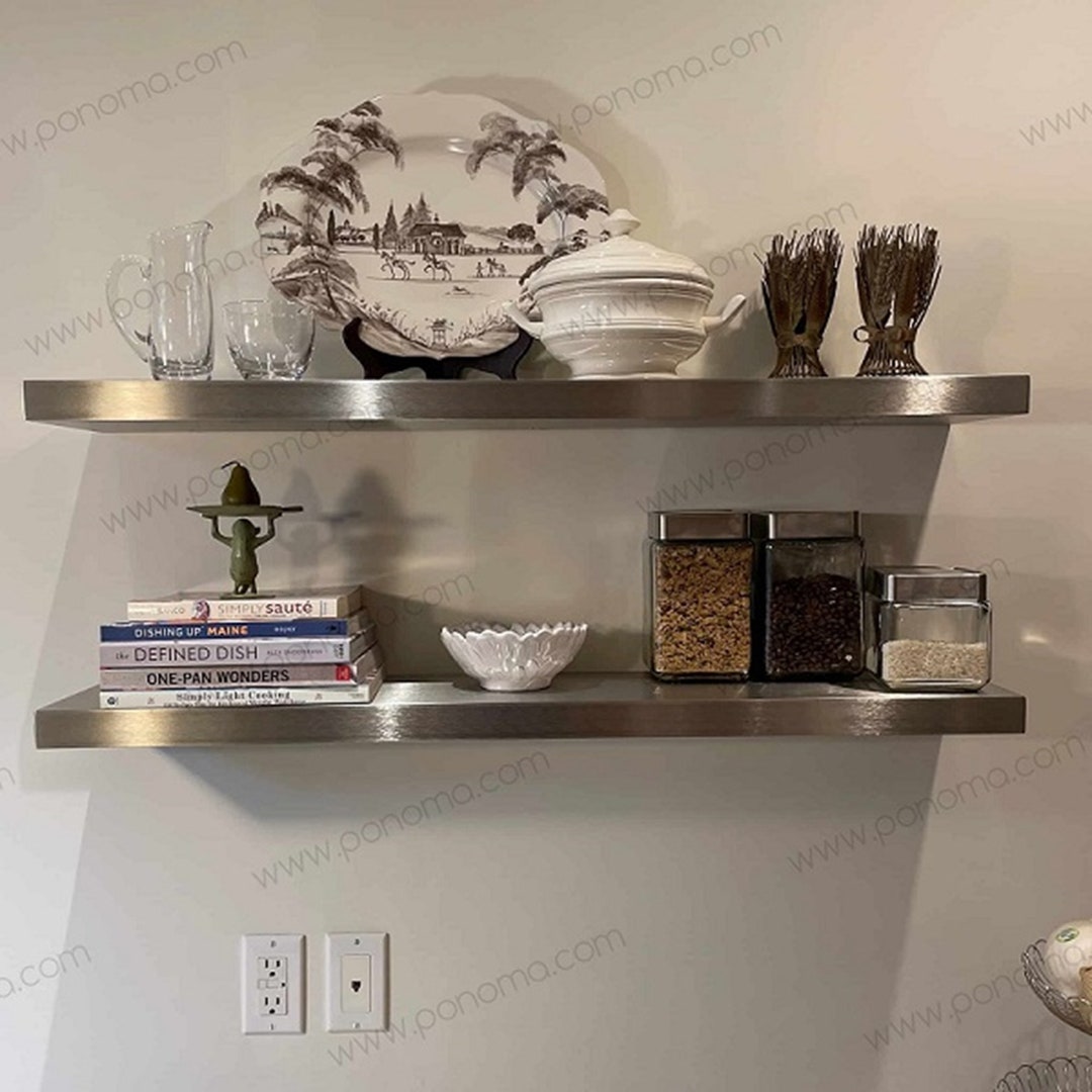 Stainless Steel Floating Shelves, Floating Shelves, Bar Shelves ...
