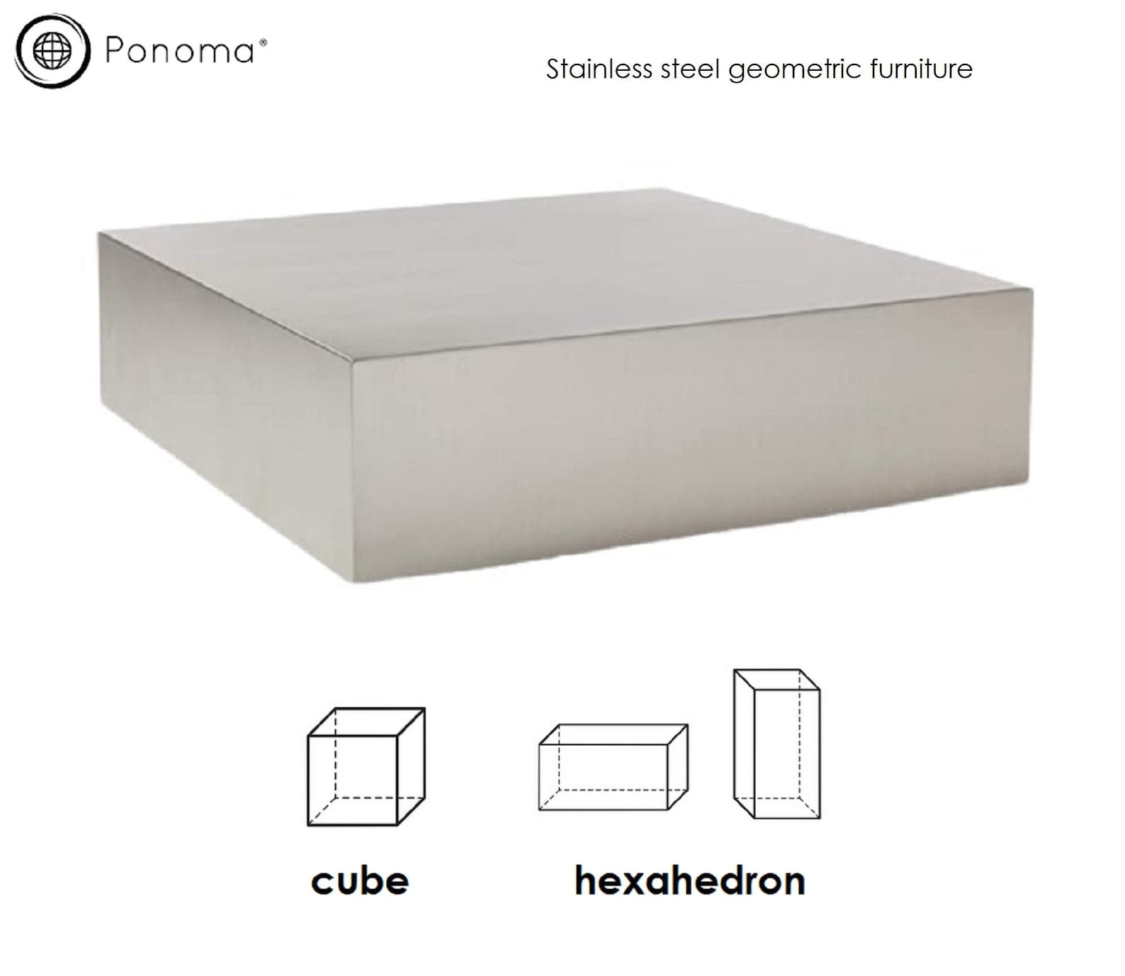 Stainless Steel Furniture: Coffee Table Bench Pouf Stand - Etsy