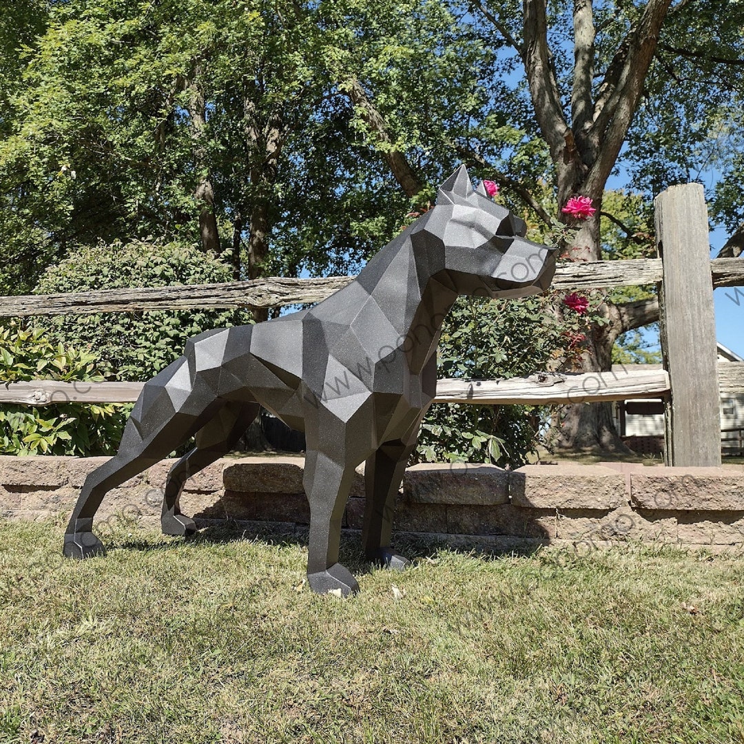 Pitbull, Shepherd, Leopard, Cat, Lion, Shepherd Sculptures In-stock ...