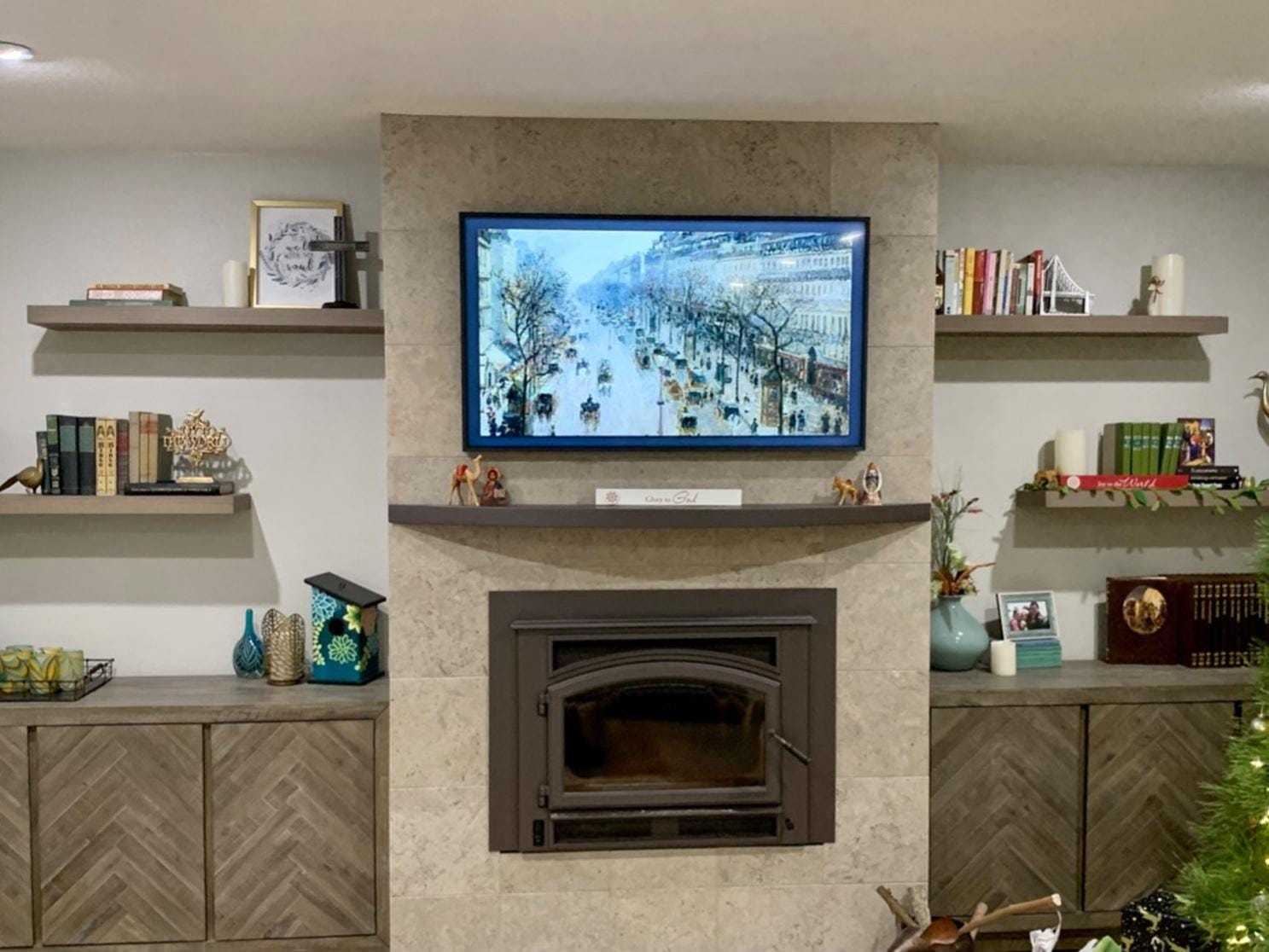 Curved Fireplace Mantel Shelf 45 Fireplace Decor Ideas To Add Warmth