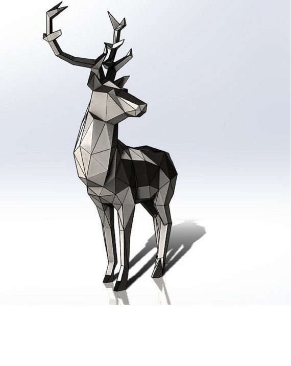 Stainless steel animal sculpture life size: lion leopard | Etsy