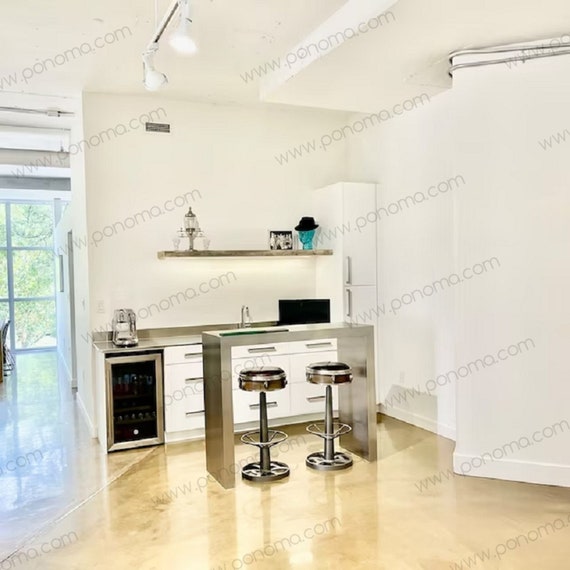 Waterfall Table Bar Counter Stool Coffee Table Bench - Etsy