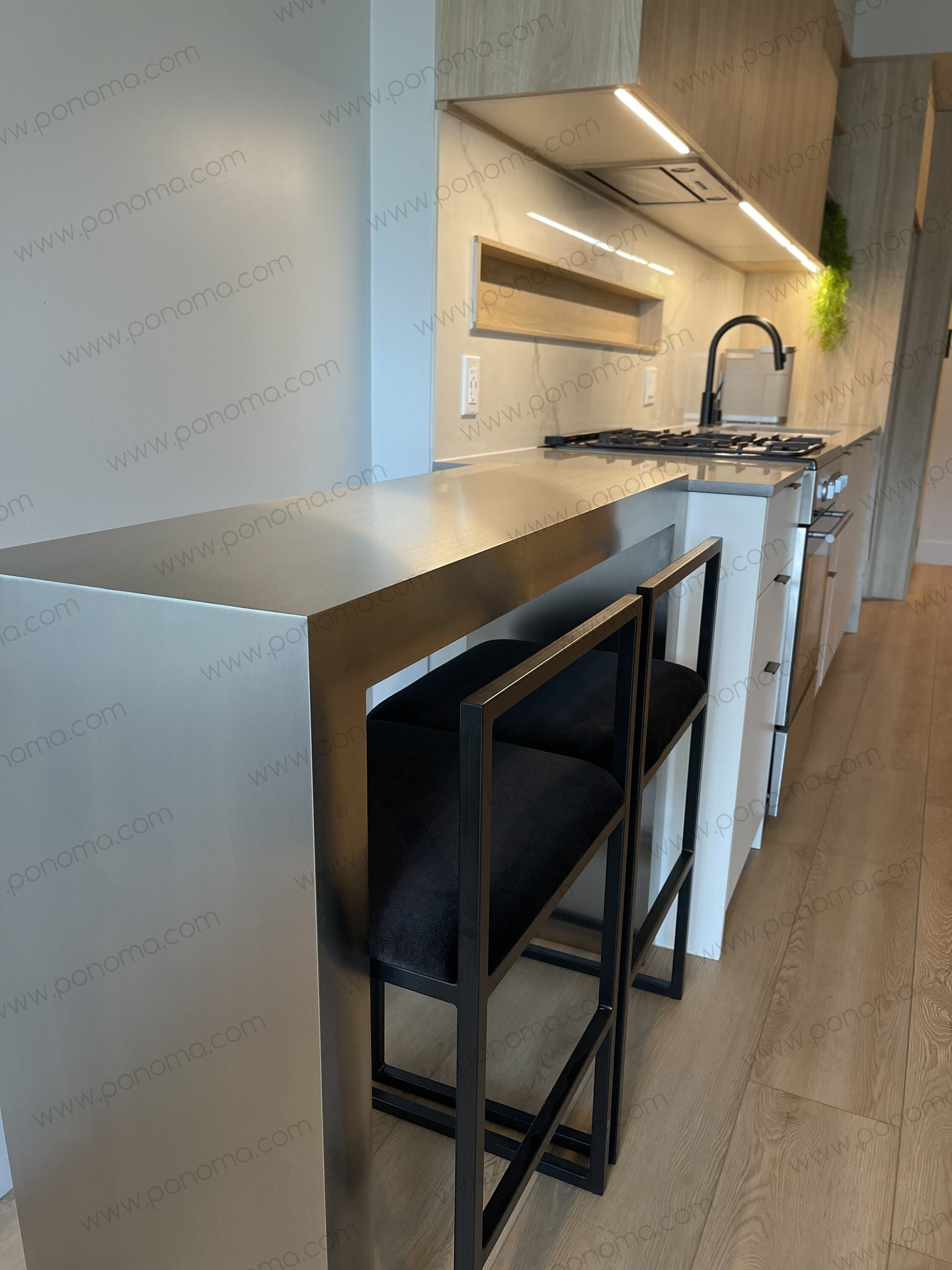 Waterfall table bar counter stool coffee table bench | Etsy