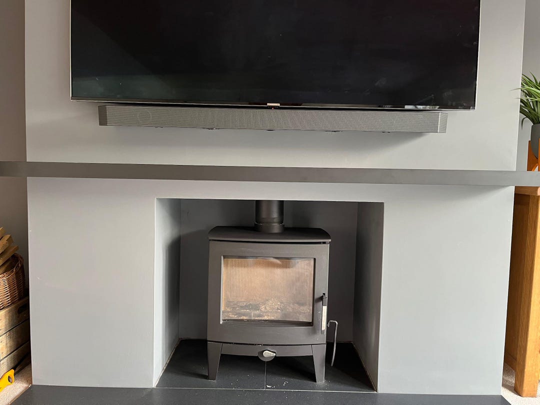 Fireproof Floating Metal Mantel Shelves for Living Room Furniture and ...