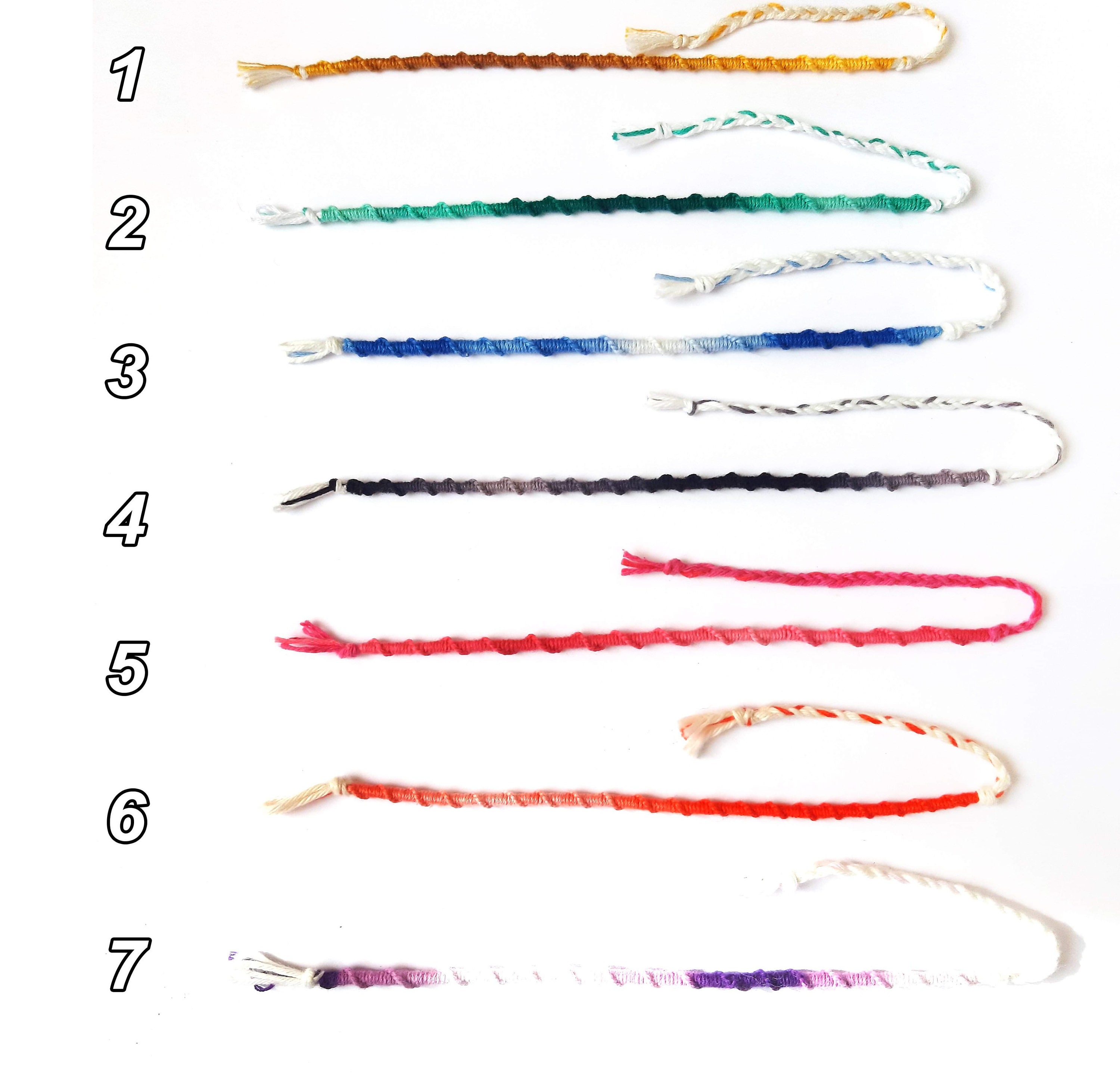 Round Friendship Bracelet Patterns