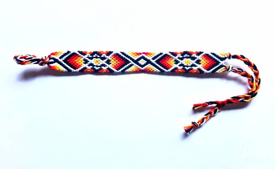 Friendship Bracelet Savana Pattern | Etsy