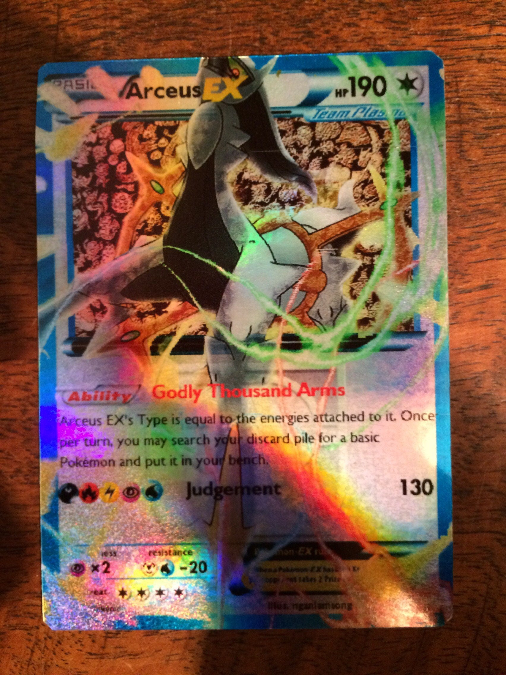 Zygarde Gx Ex Pokemon Orica Custom Card Etsy