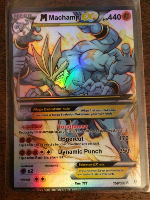 Pokemon Mega Machamp Card Mega Machamp By YingYangHeart On DeviantArt