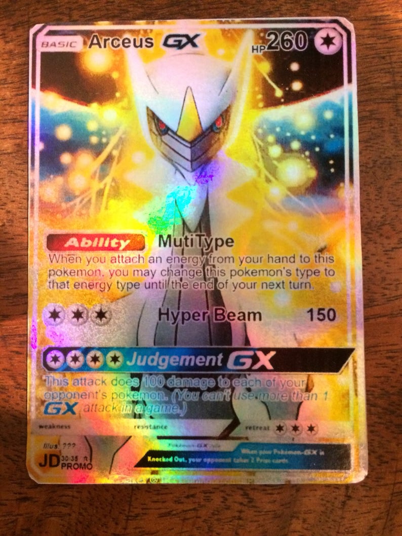 Carte Pokemon Arceus Ex