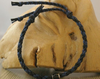 4 Strand Round Braid Leather