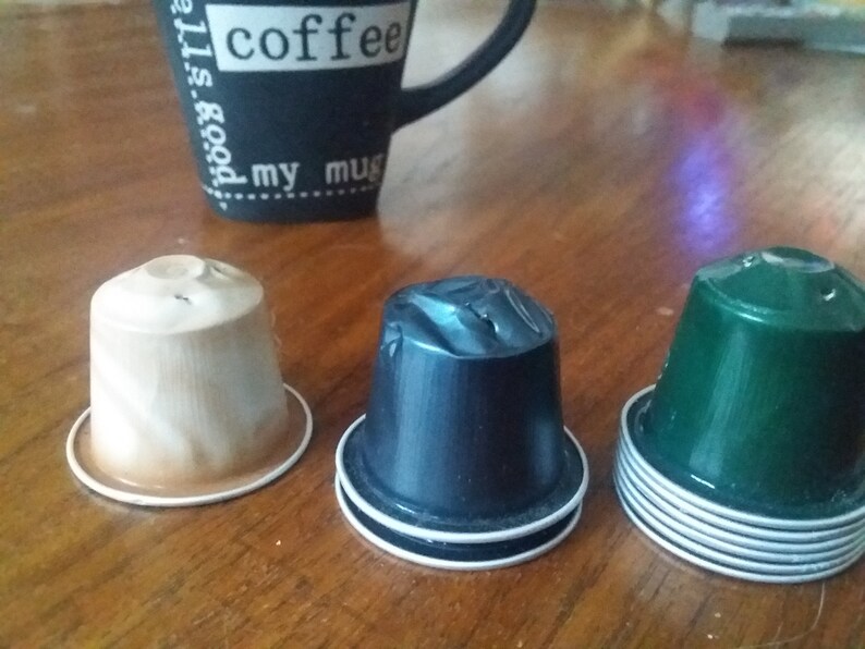 Set of 10 Coffee Capsules NESPRESSO | Etsy