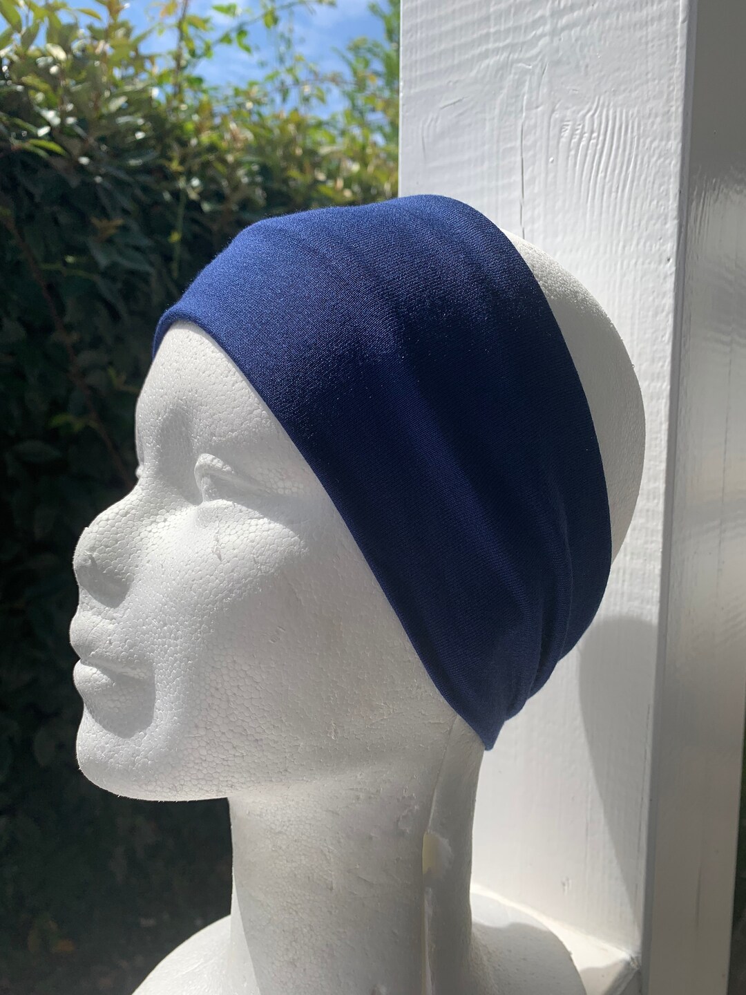 Wide Midnight Blue Hair Band for Women as a Gift - Etsy UK
