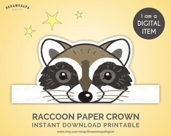 Forest/woodland Animal Party Supplies/favors/hats, Coloring Favor ...