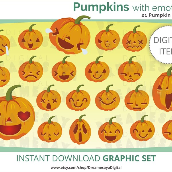 Emotions Clip Art - Etsy