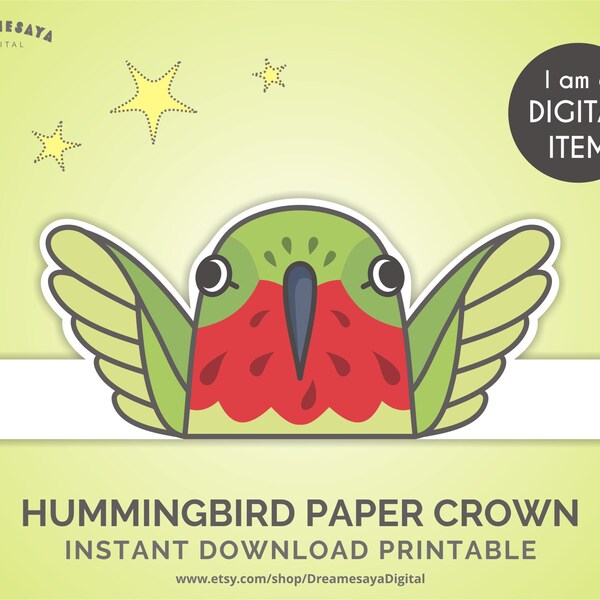 Crown Bird - Etsy