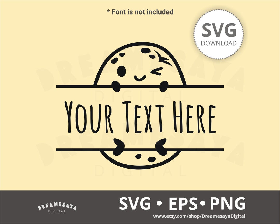 Potato Name Frame SVG Outline Funny Tater Monogram Border Htv Cut File ...