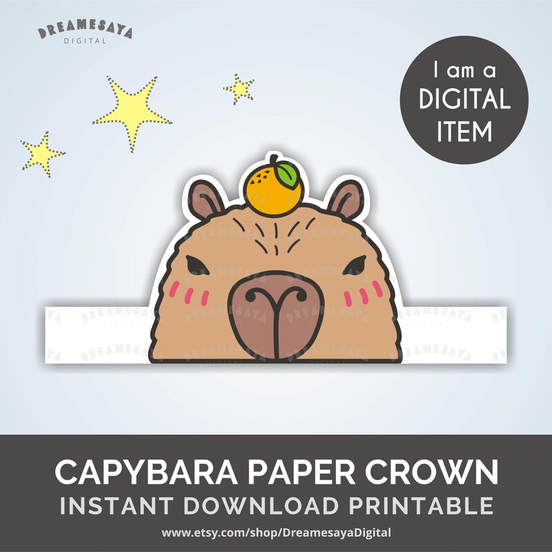 Capybara mask - Etsy España