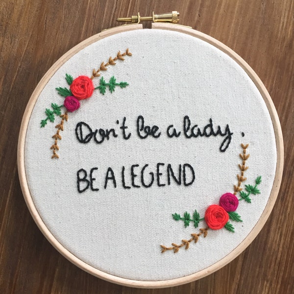 Embroidered Hoop Art - Etsy