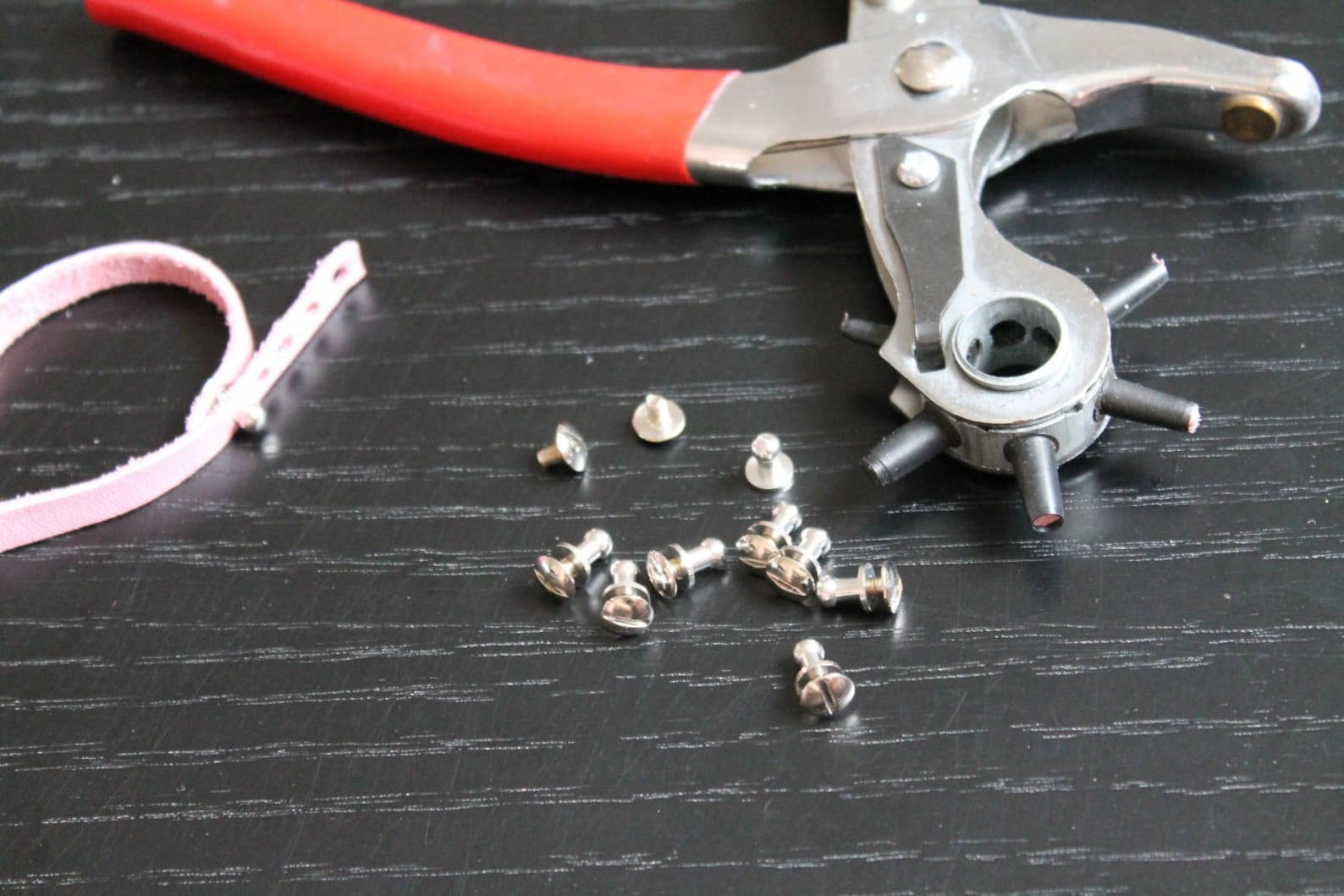 Bouton de col à visser fermoir bracelet cuir doré or - Etsy France