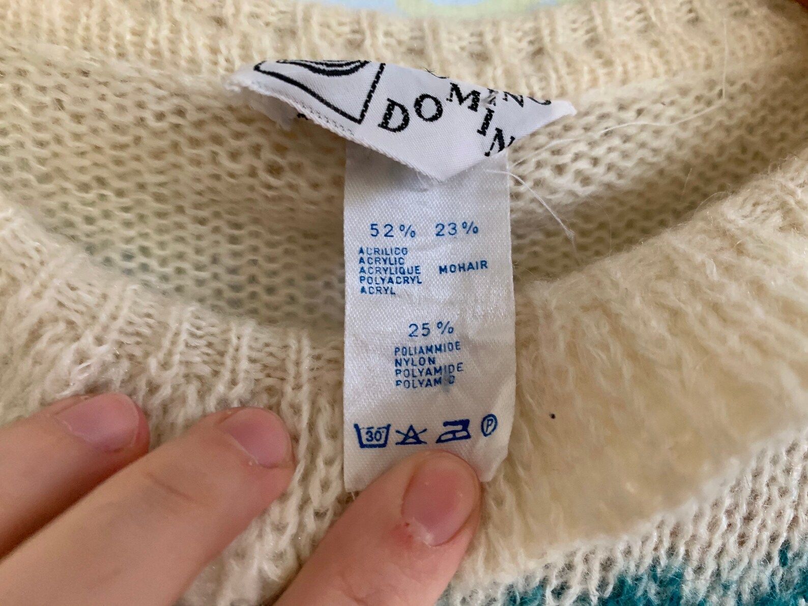 Vintage Soviet Mohair Sweater Natural Wool Jumper Knit Sweater - Etsy