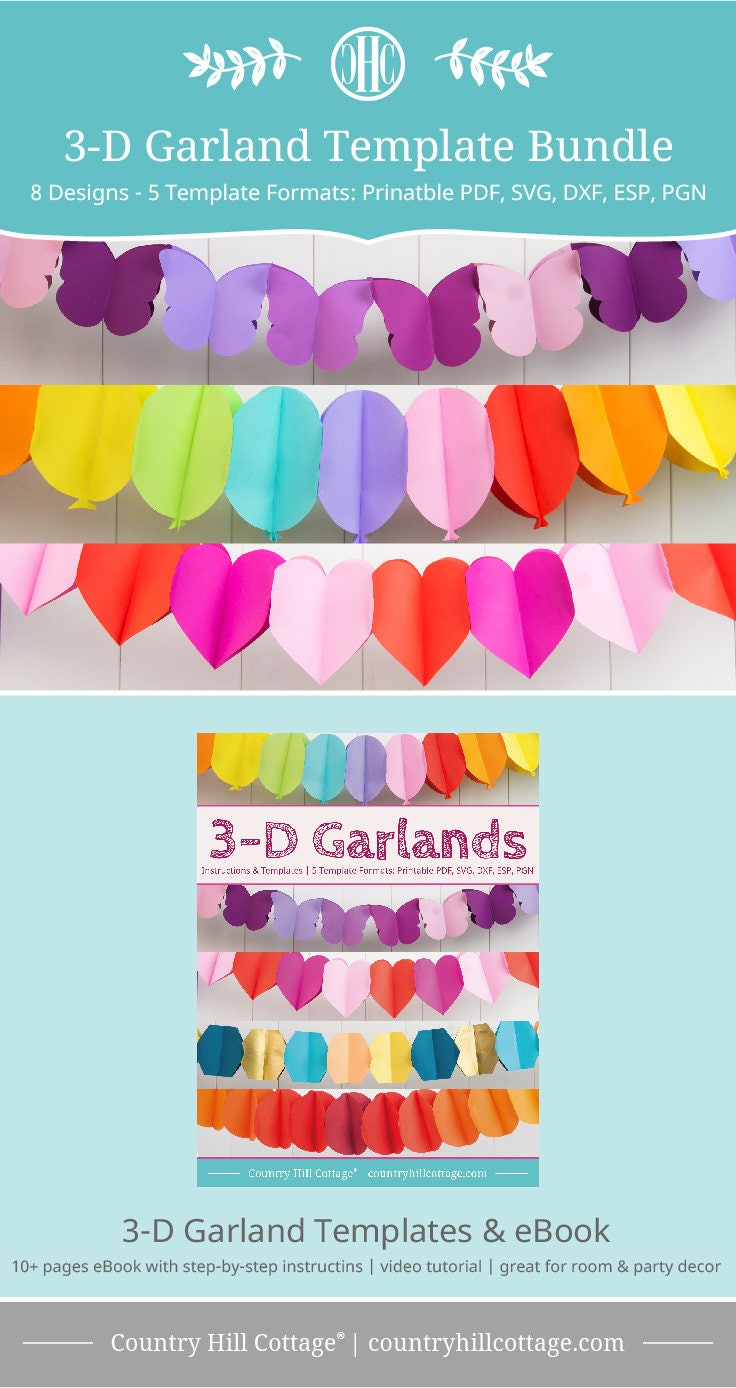 Flower Garland Template