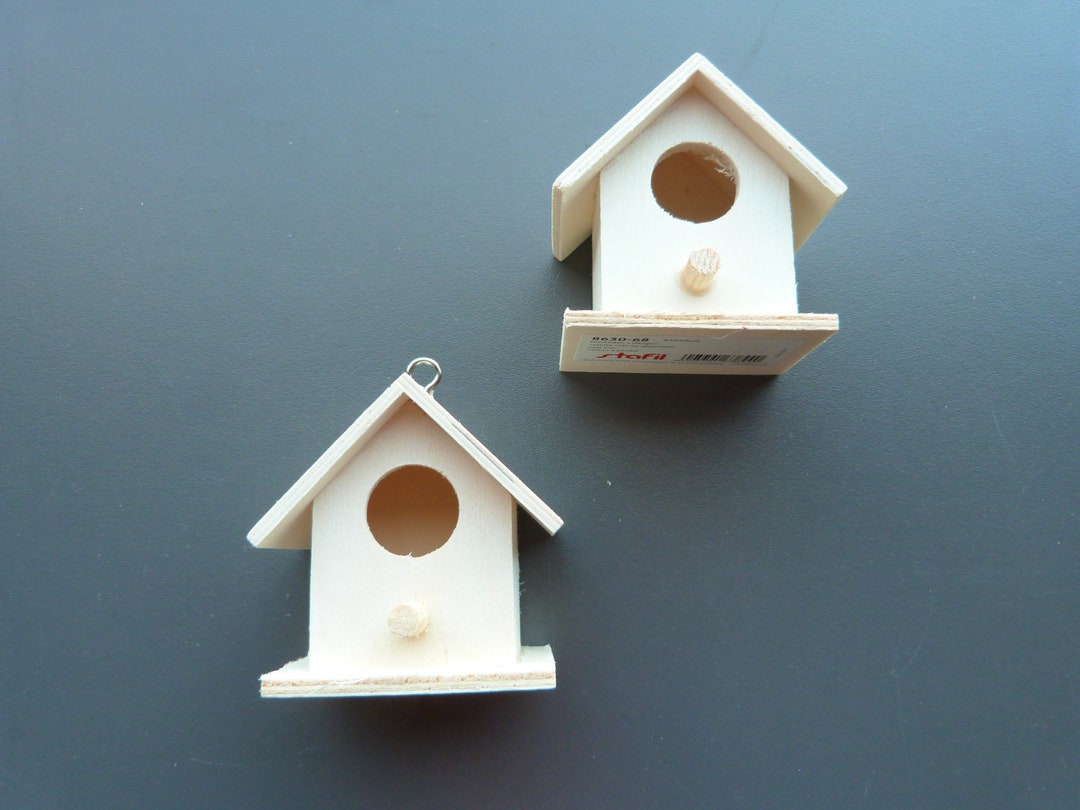 2 Mini nichoirs en bois - Etsy France