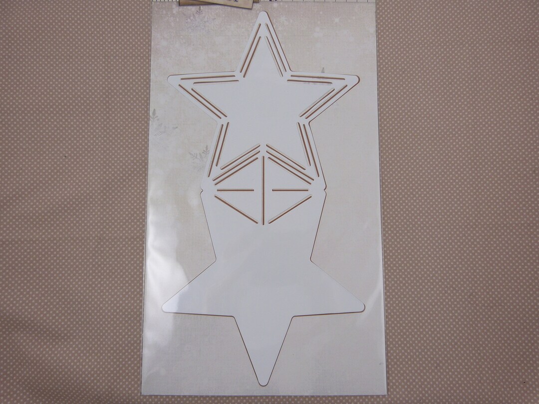Star Cutting Stencil - Etsy