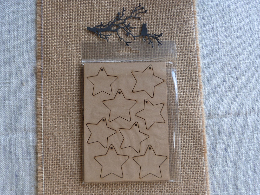 Star MDF Labels - Etsy