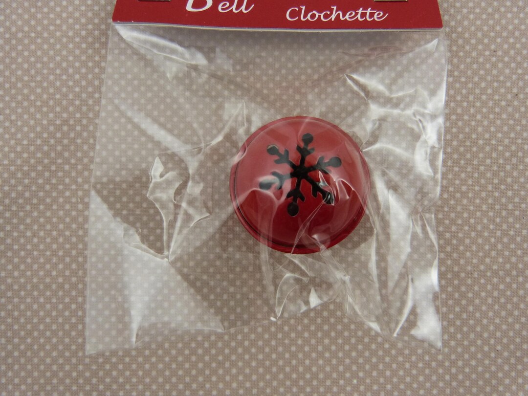 Large 3.5cm Bell in Red Metal - Etsy