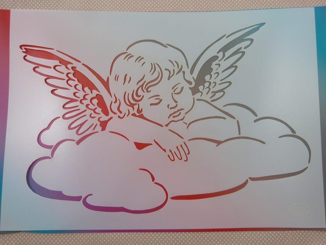 Flexible Plastic Stencil angels - Etsy