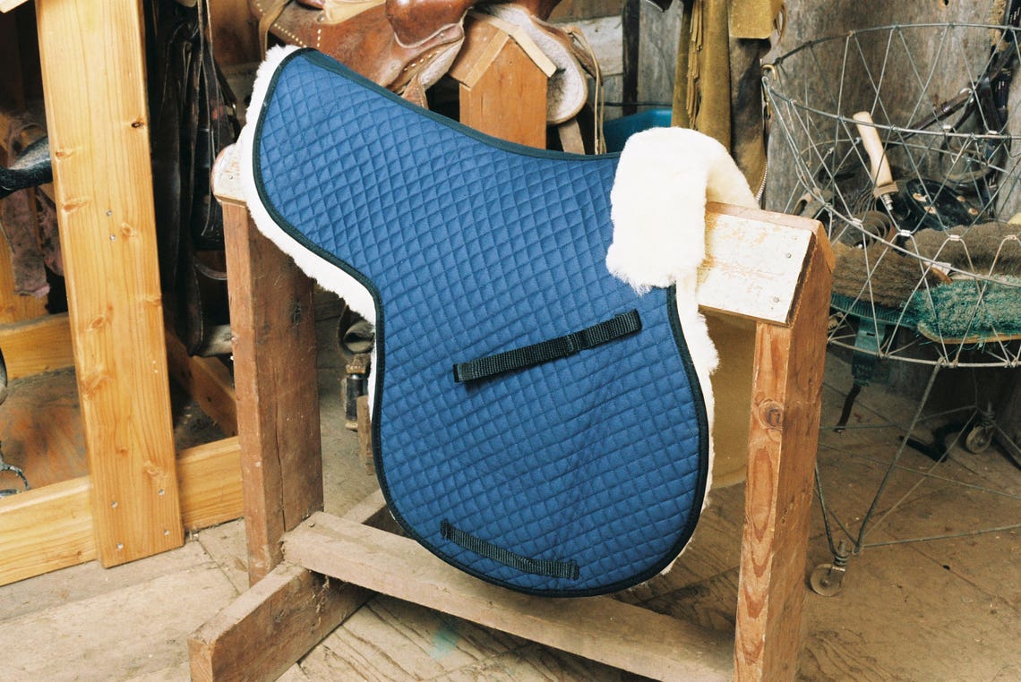 All Purpose Numnah Saddle Pads Completely Lined W/pommel Roll - Etsy