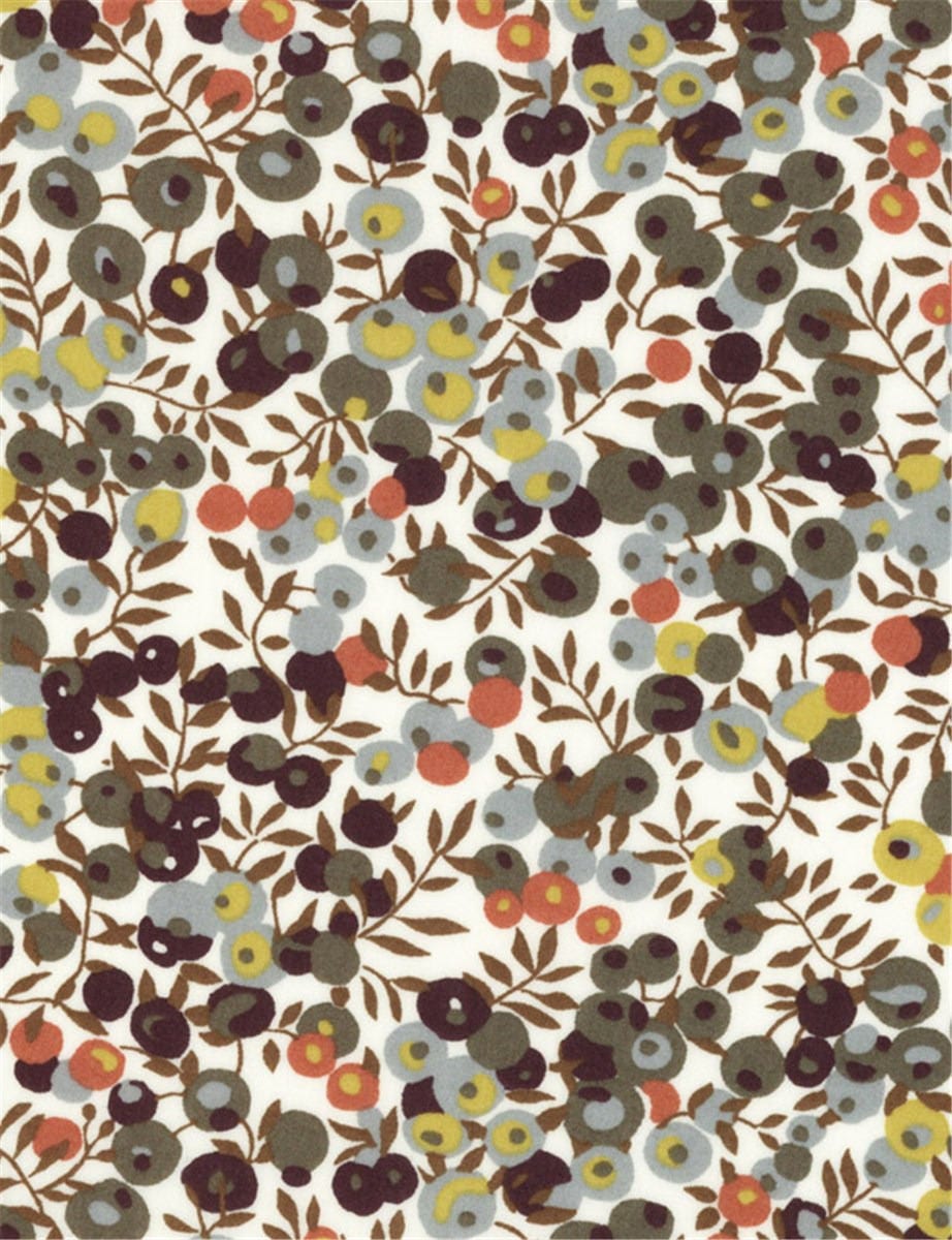 Tissu imprimé Liberty motif Liberty Wiltshire Lichen Jour d'automne ...
