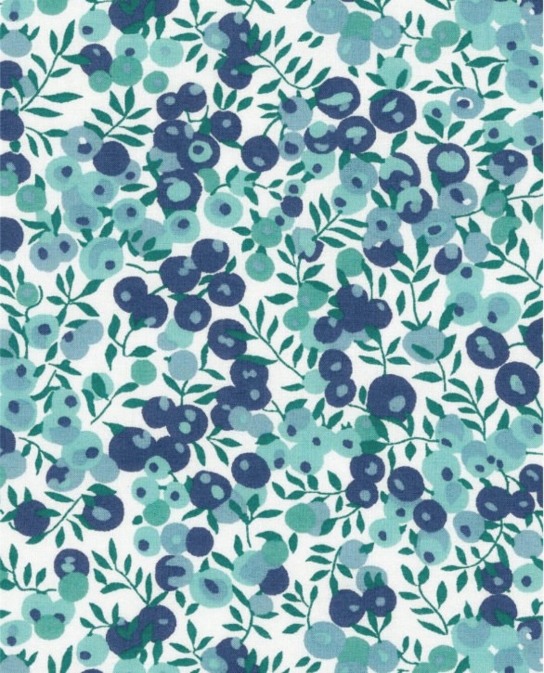 Liberty, Liberty Fabric, Liberty WILTSHIRE BLUE CRYSTAL Blue, Liberty ...