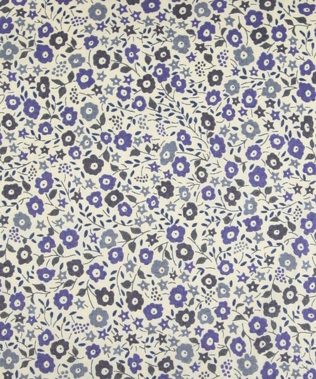 Tissu imprimé Liberty motif Liberty FAIRFORD couleur bleu - Etsy France