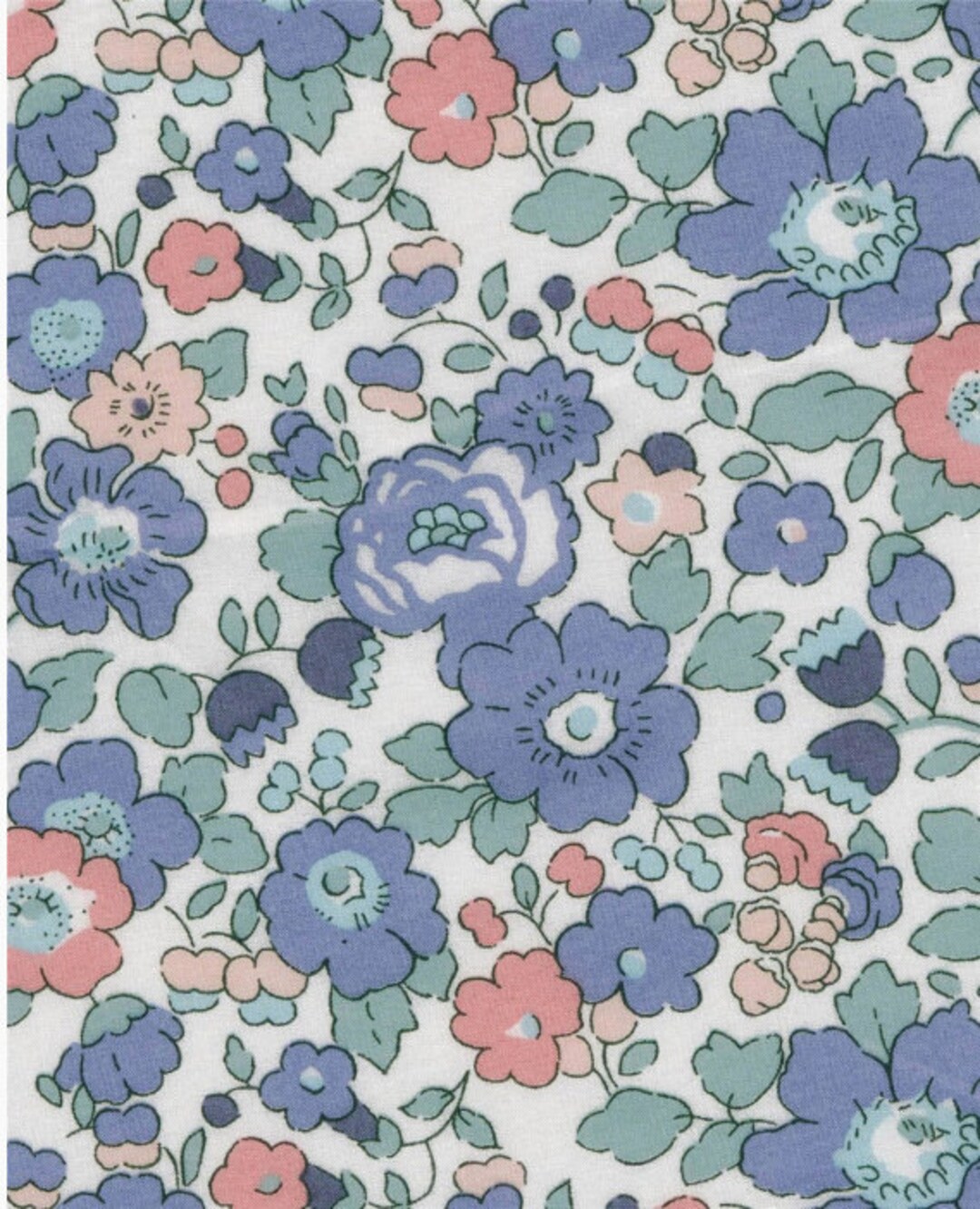 Liberty, Liberty Fabric, Liberty BETSY, Liberty Betsy Fabric, Pink ...