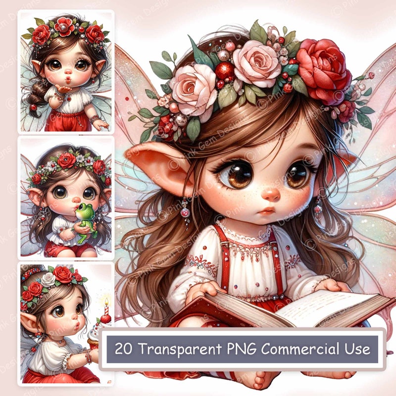 Fairy Digi Stamps - Etsy