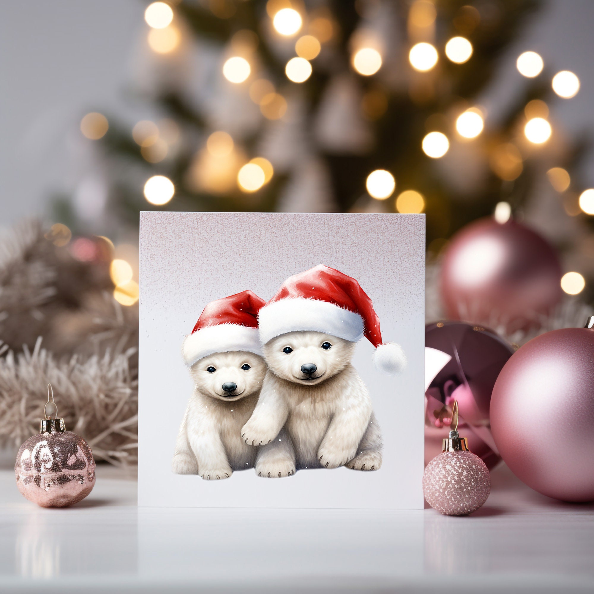 Watercolour Polar Bears Clipart Bundle, 28 Transparent PNG, Commercial ...