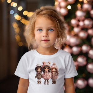 Winter Friends Clipart Bundle, Christmas Girls, 25 Transparent PNG ...
