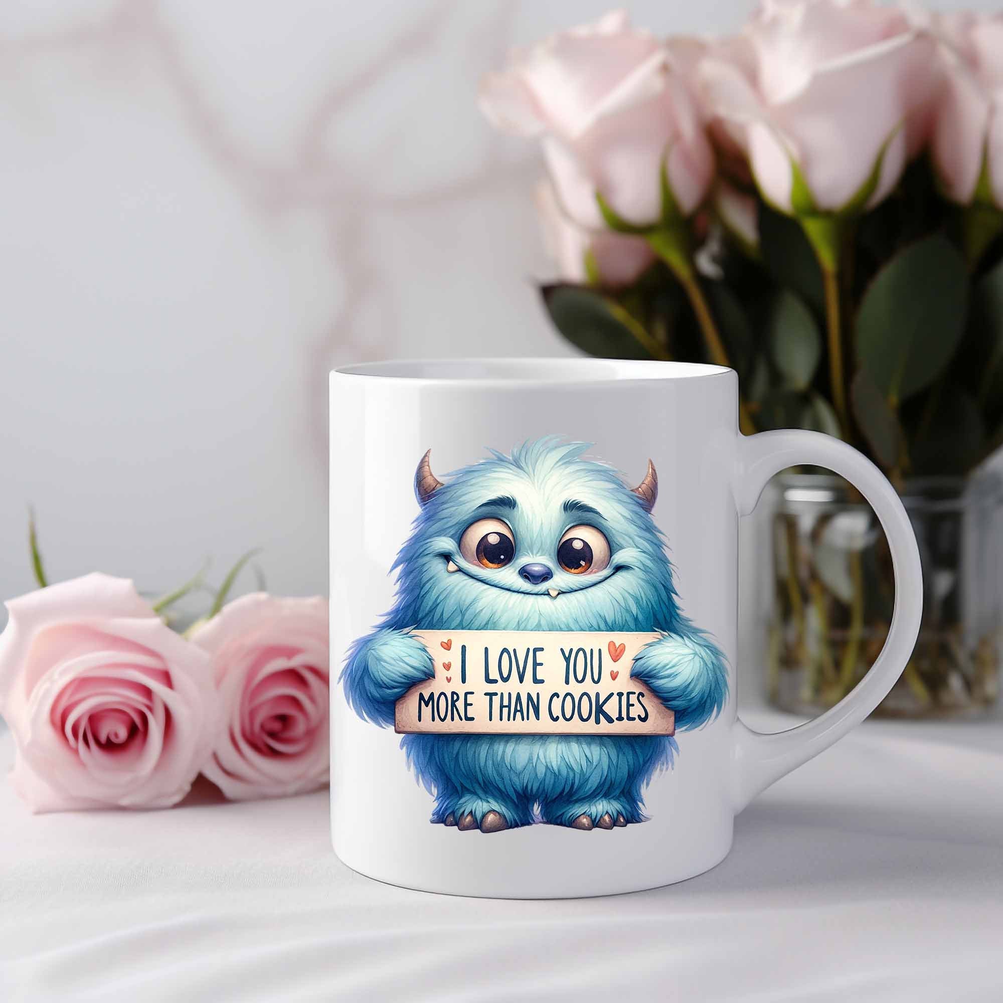 Water Colour Love Monsters Clipart Bundle, Valentine Monster, 26 ...