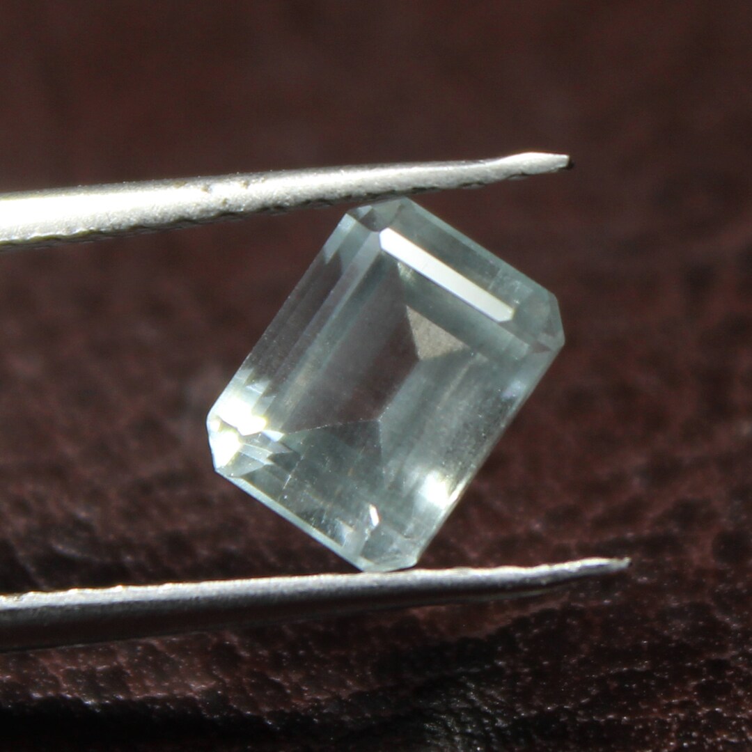 Aquamarine Gemstone Octagon Shape Gemstone 1.50cts Natural Aquamarine ...