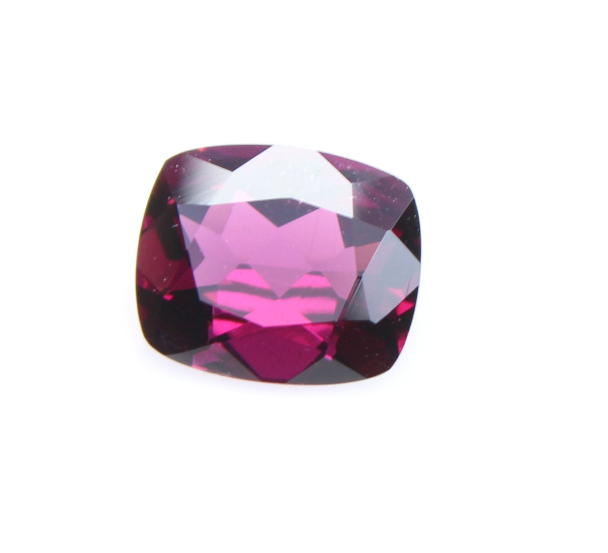 4.25 Carat Natural Rhodolite Purple Garnet Cut Loose Gemstone, AAA ...