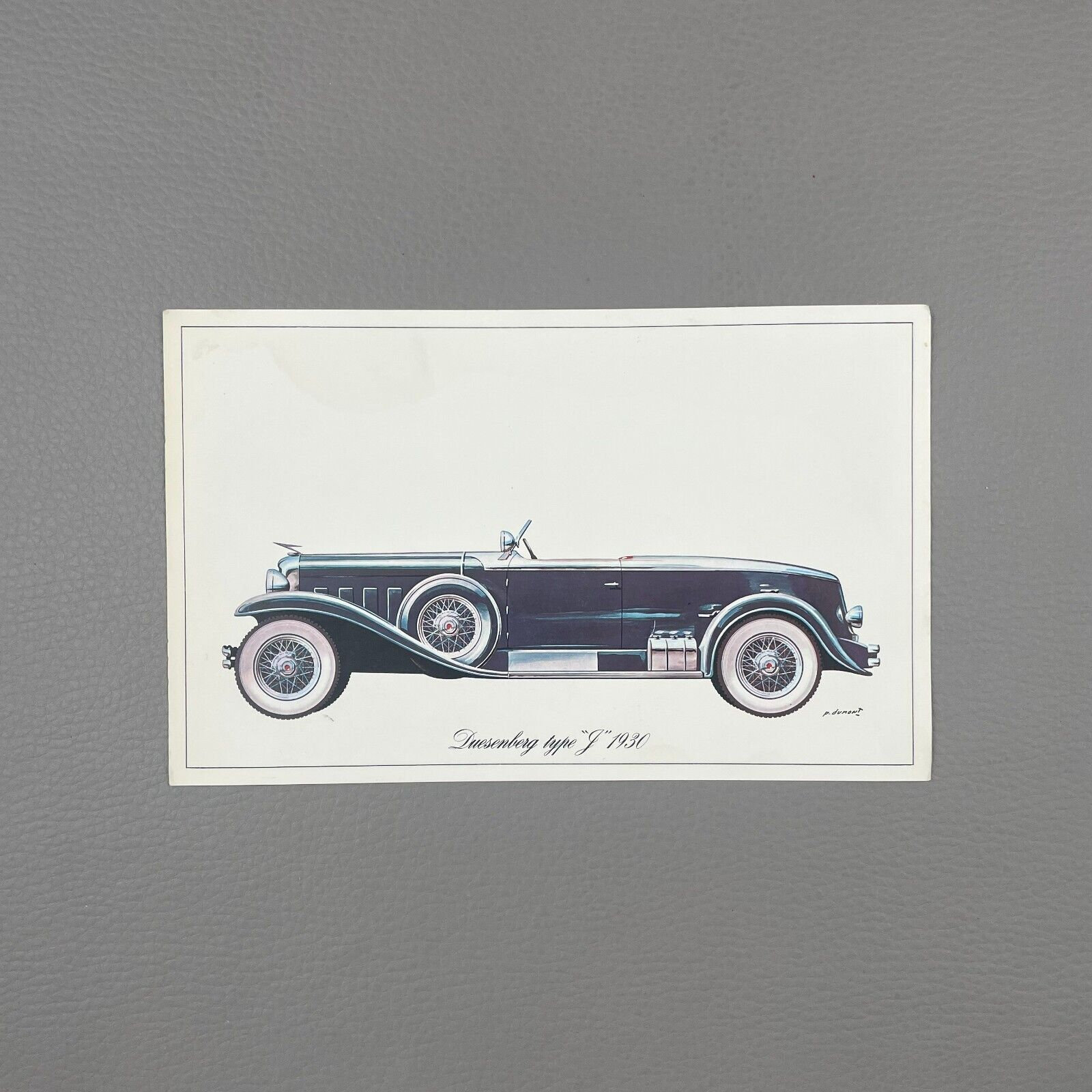 DUESENBERG MAP Type J 1930 Drawing by Pierre DUMONT - Etsy Australia