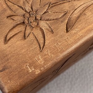 Vintage Wooden Playing Card Game Box Double Compartments - Etsy