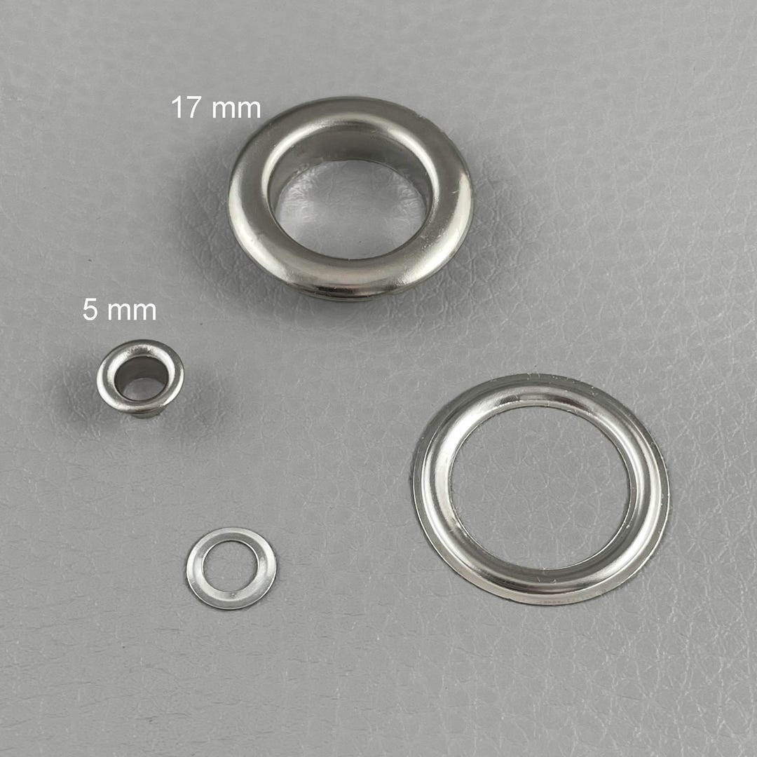 Silver Metal Eyelet 5 or 17 Mm Decreasing Price - Etsy