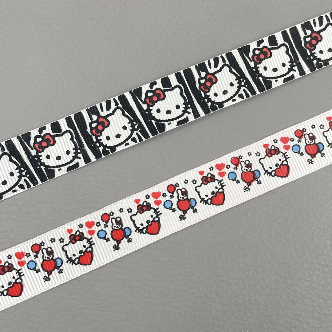 Hello Kitty Ribbon 22 Mm Decreasing Price - Etsy