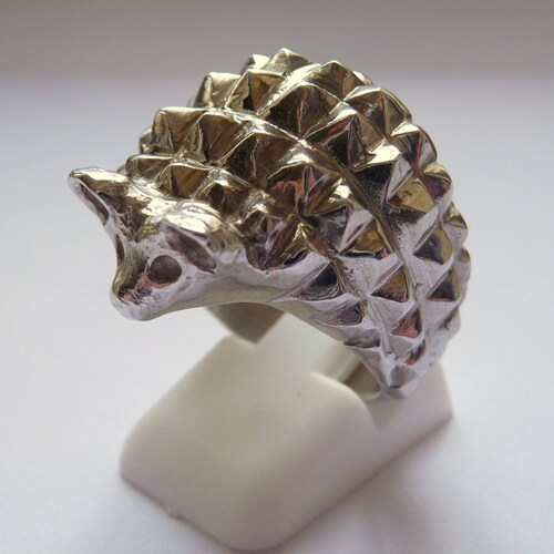 HEDGEHOG RING Sterling Silver Vvilk - Etsy