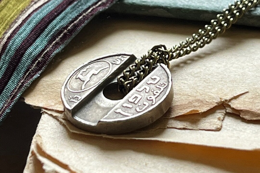 Israeli Phone Coin Necklace Original 1980s Vintage Asimon Telephone ...